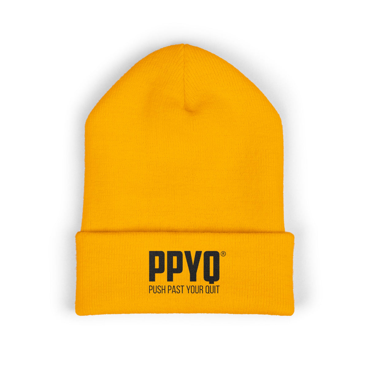 PPYQ® Original Classic Cuffed Beanie (Embroidery) – PPYQ Push Past Your ...
